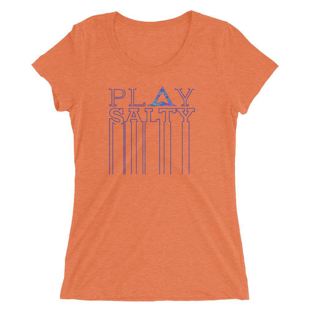 SCRATCH ART Tri-Blend Tee | PLAY SALTY